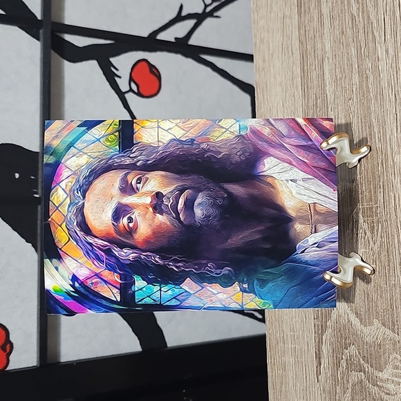 NobleCaptures | Other | 4x6 Jesus The Messiah Stained Glass Christian ...